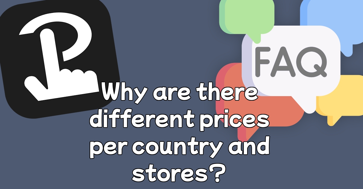 Why are there different prices per country and stores?